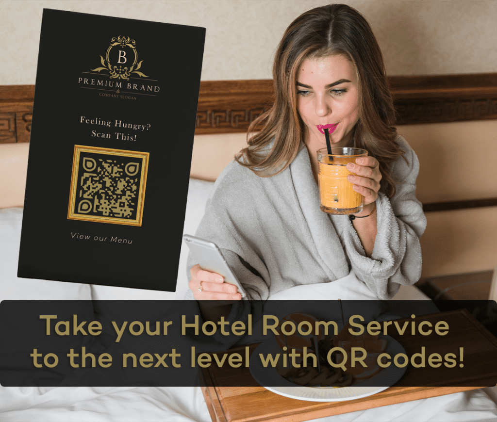 Take your Hotel Room Service to the next level with QR codes!