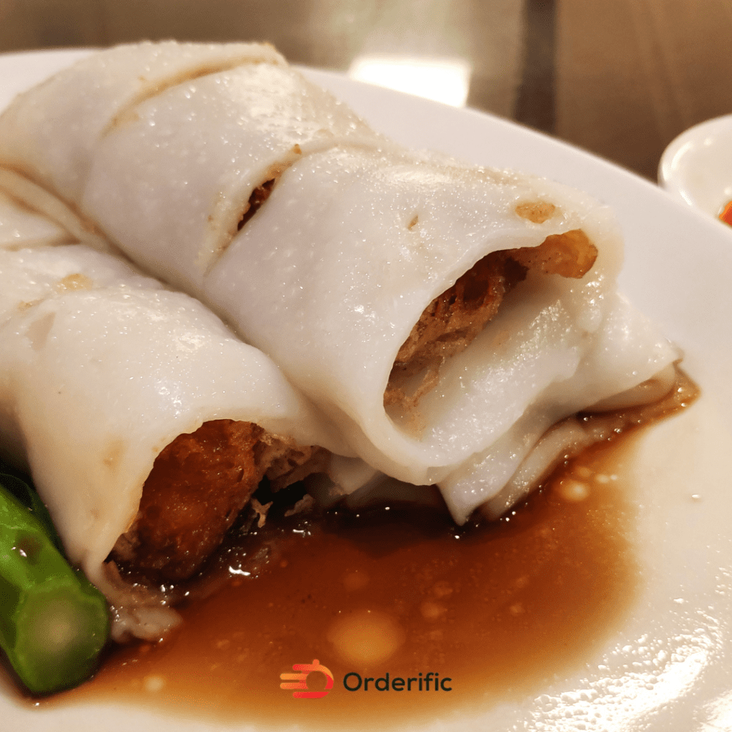 Rice Noodle Rolls (Cheung Fun) - New tech behind a Restaurant Menu ...