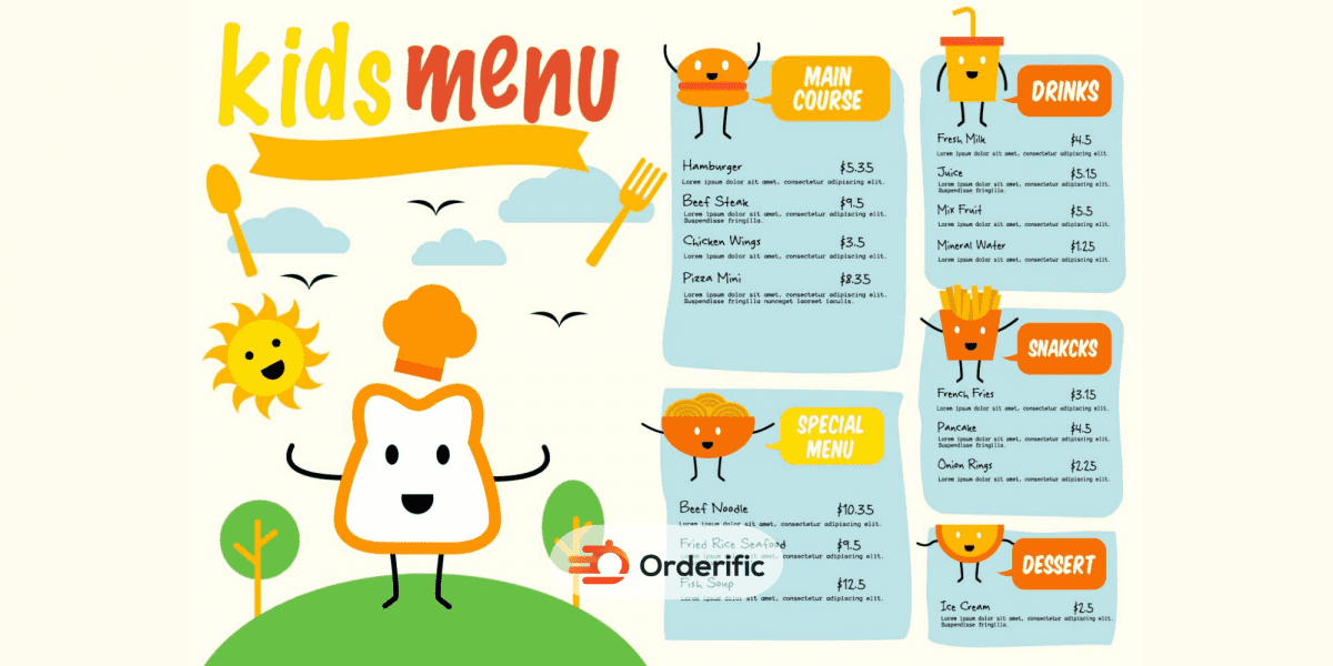 Kid's Menu: How to Craft an Effective Kid's Menu Design