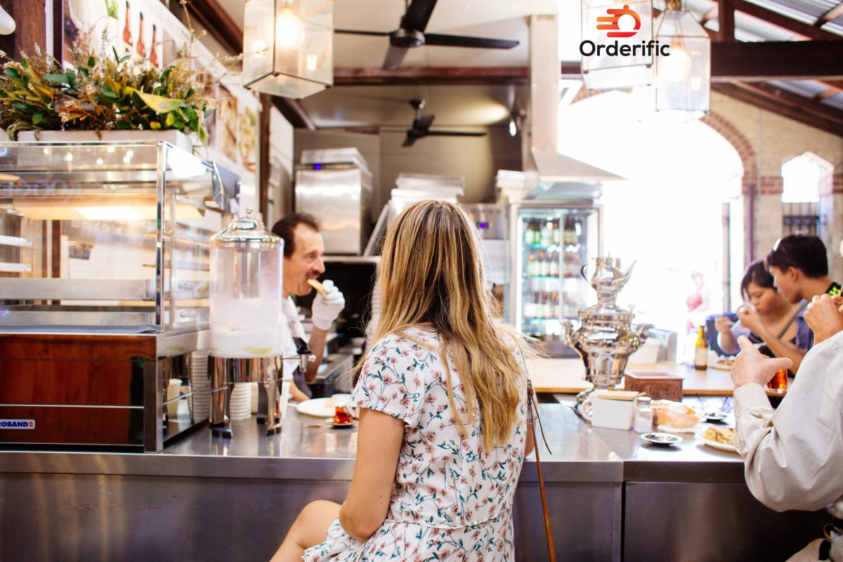 Restaurant service counter: Restaurant Counter Experience